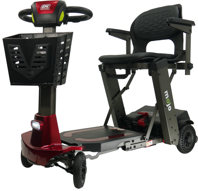 Mojo Manual Folding 4-Wheel Mobility Scooter - from DT Scooters